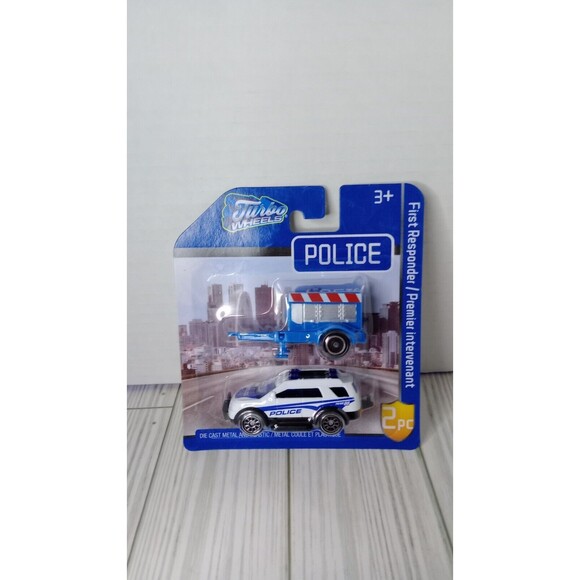 Turbo Wheels | Toys | Turbo Wheels Diecast Metal Plastic Police Car ...